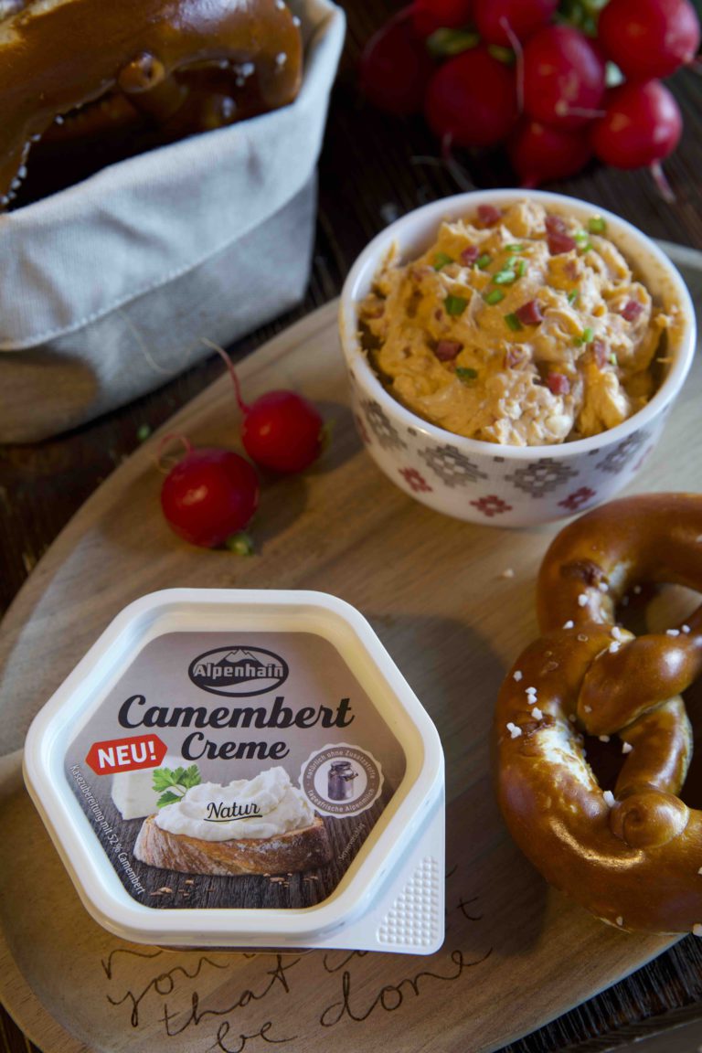 Schneller Obazda mit Alpenhain Camembert Creme