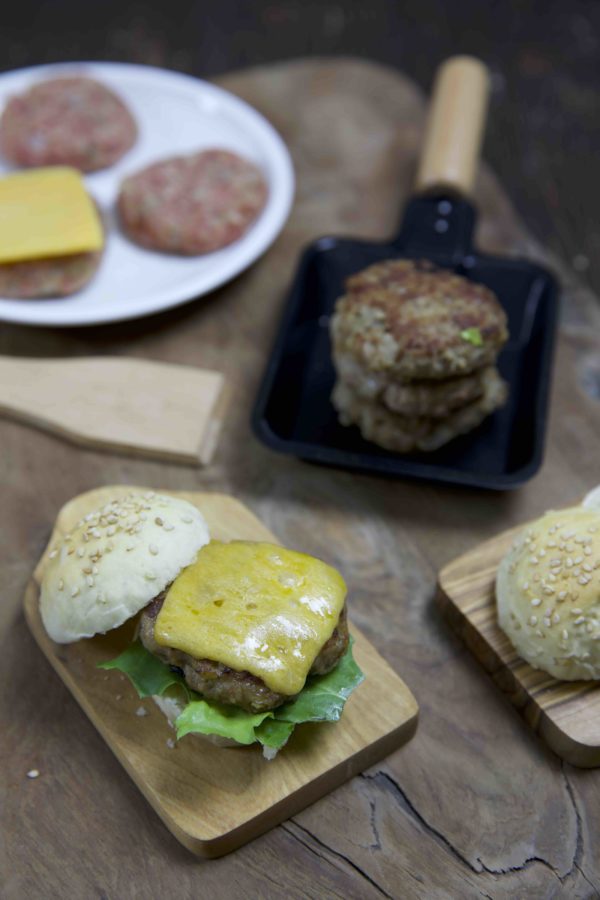 Mini Burger vom Raclette Grill